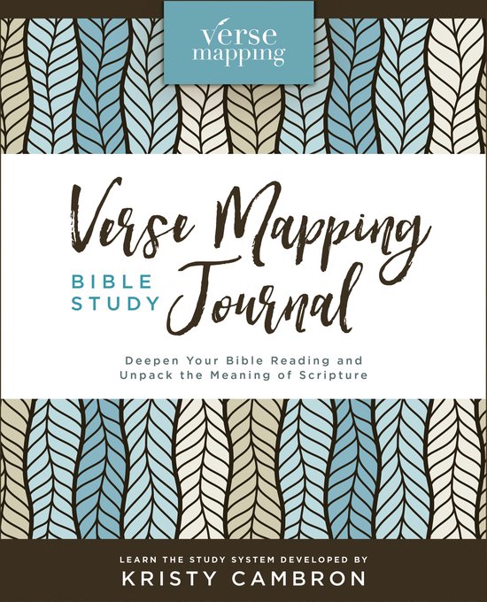Verse Mapping- Verse Mapping Bible Study Journal, Kristy Cambron | 9780310124016 | Boeken | bol