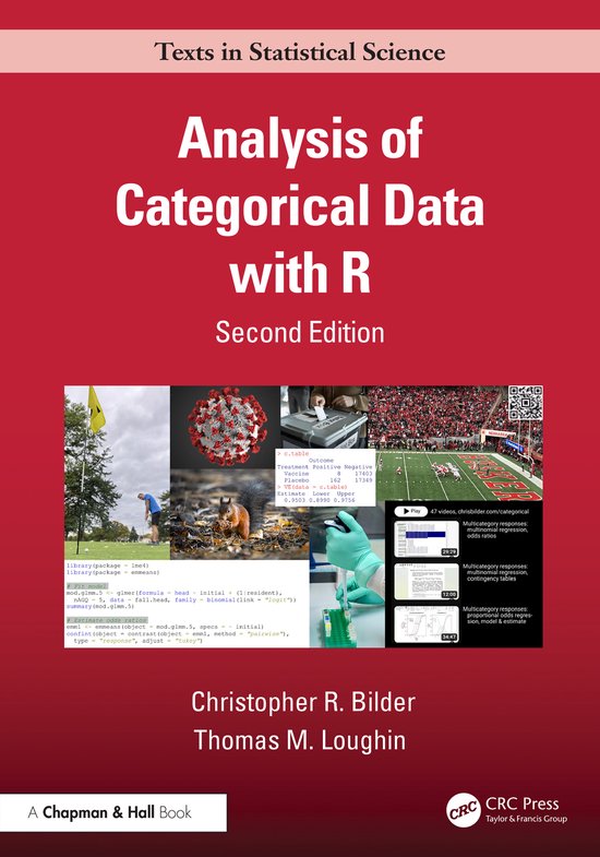 Chapman & Hall/CRC Texts in Statistical Science- Analysis of Categorical Data with R |... | bol