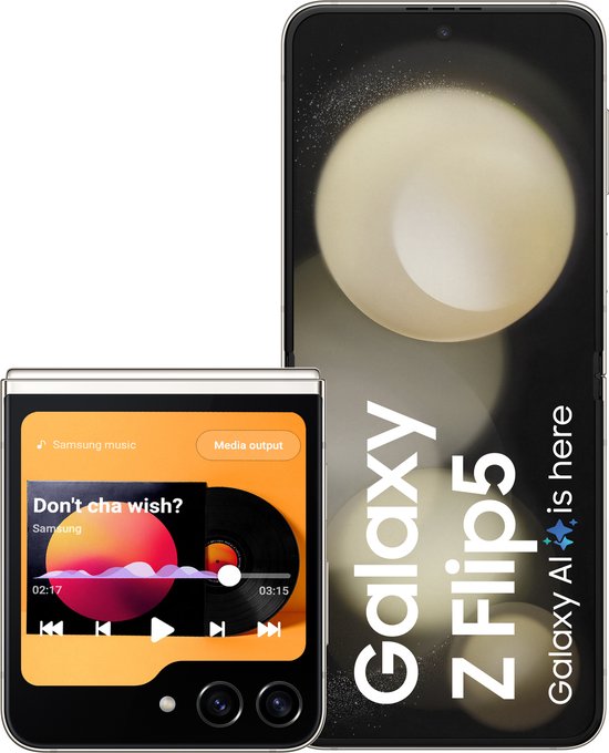 Samsung Galaxy Z Flip5 - 512GB - Cream | bol