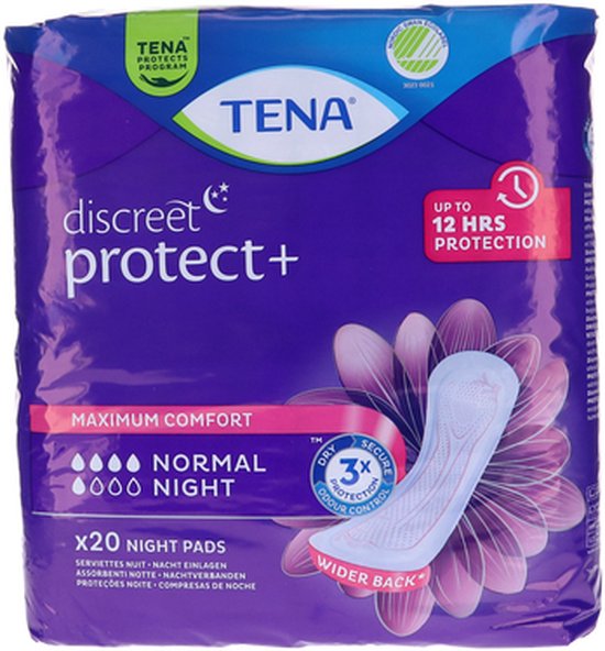 TENA discreet normal night- 10 x 20 stuks voordeelverpakking | bol