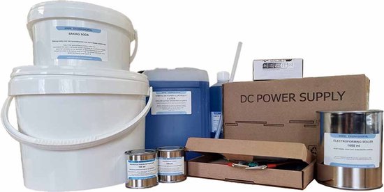 Koper Electroforming Kit Kinderschoentjes - 12 liter , eleshop 10A ...