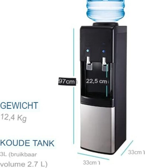 Gratyfied - Waterdispenser met Koud Water - Waterkoeler ...