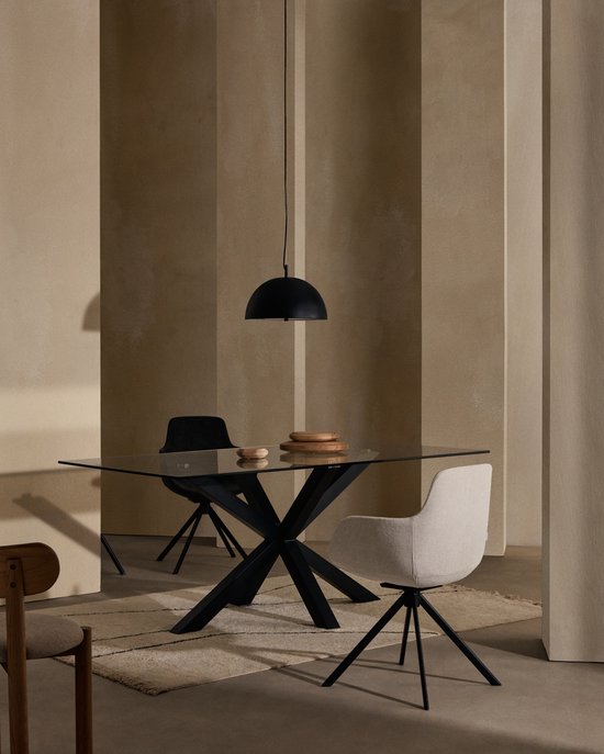 Kave Home - Stoel Nebai met een structuur van FSC MIX Credit massief ...