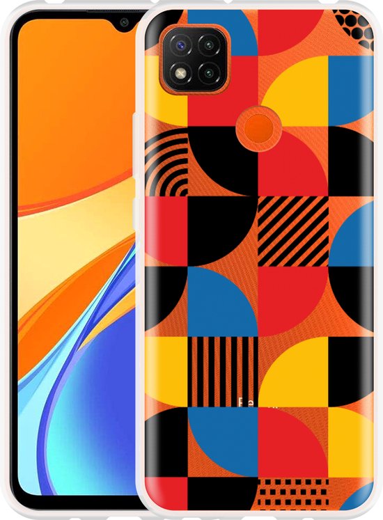 Xiaomi Redmi 9C Hoesje Abstract Pattern - Designed by Cazy | bol.com