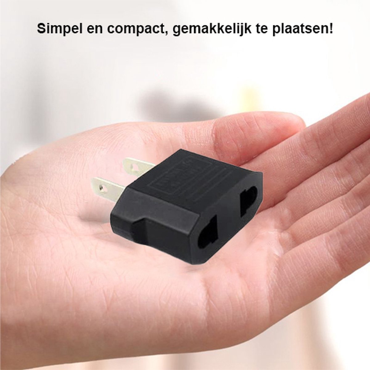 Wereldstekker EU naar VS - reisstekker adapter - Europa naar Amerika ...