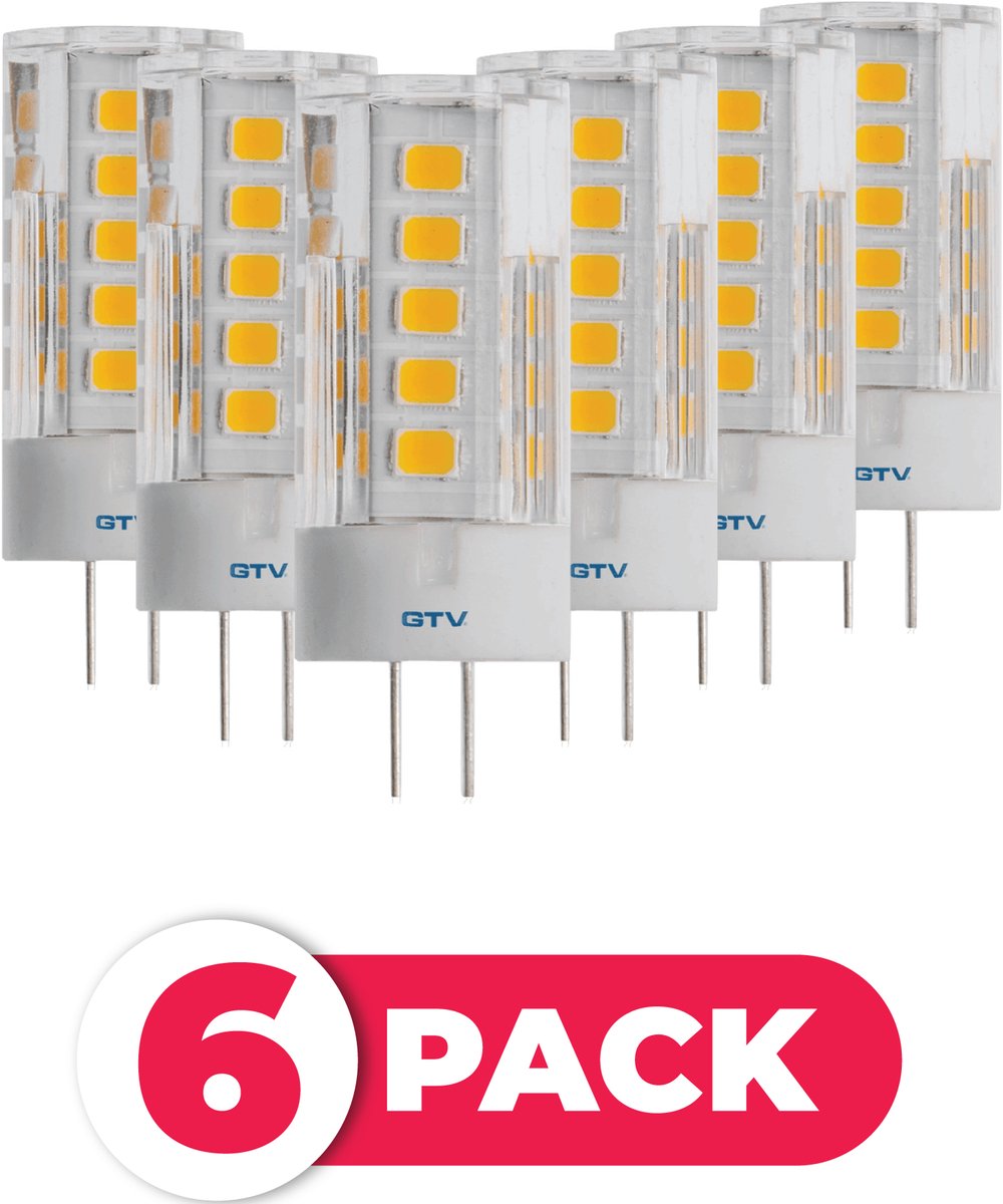 GTV 12V LED G4 - 3.5W (35W) - Koel Wit Licht - Niet Dimbaar - 6 stuks ...