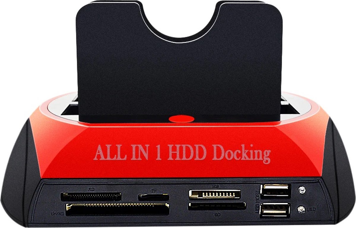 All-in-One HDD Docking Station + Kaartlezer - Docking Station Laptop ...