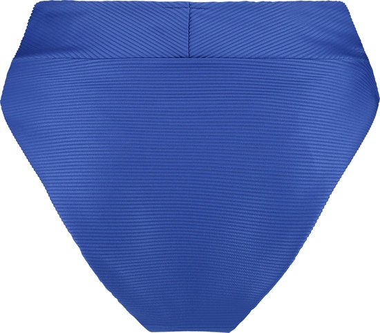 Hunkemöller Dames Badmode Hoog uitgesneden bikinibroekje Rib Lagoon ...