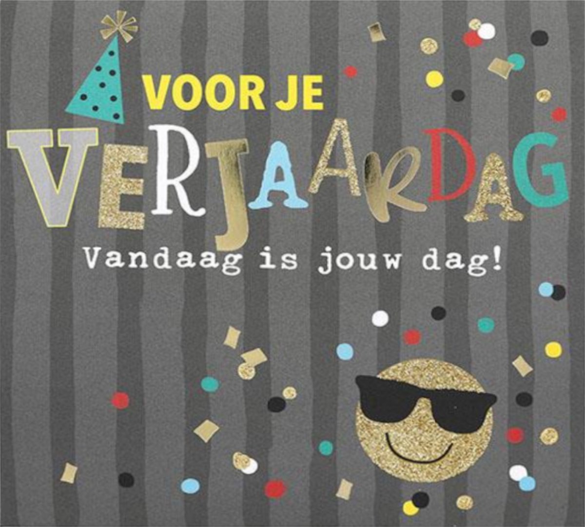 Depesche - Pop up muziekkaart met licht en de tekst "Voor je verjaardag ...