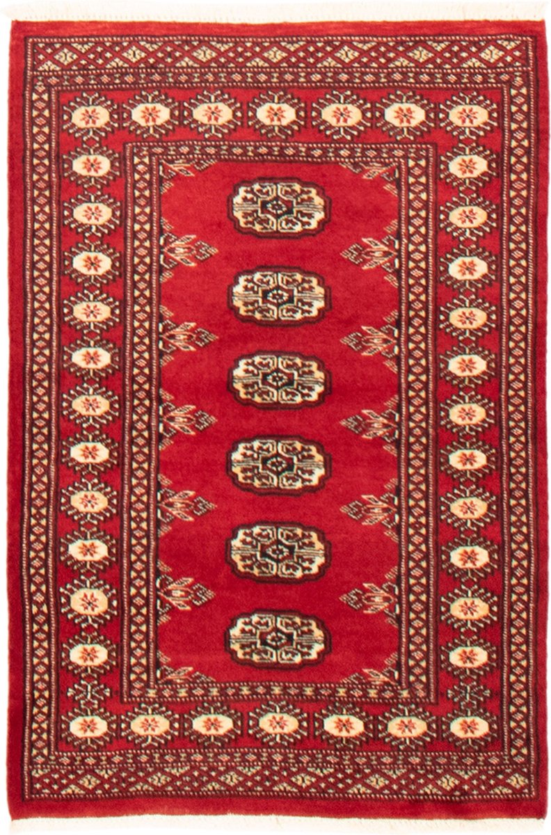 Finest-Peshawar-Bokhara Pakistan Rood Tapijt Handgemaakt | bol.com