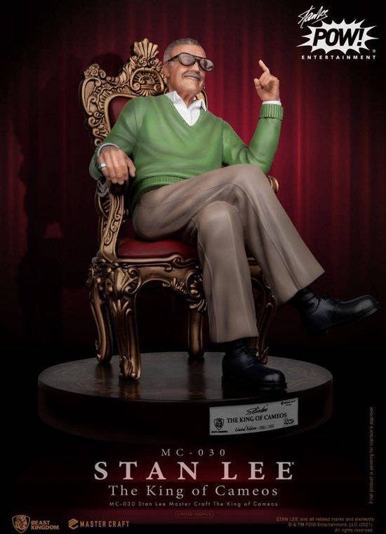 Beast Kingdom - Marvel - Stan Lee Master Craft - The King Of Cameos ...