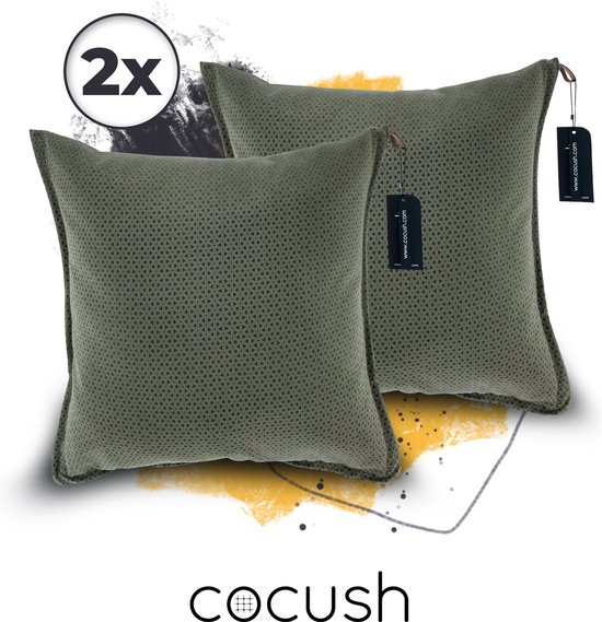Cocush - Tia - Kussenhoes Vloerkussen excl. Binnenkussen 70x70 cm - 2 ...