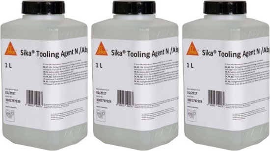 Set van 3 gladmakende oplossingen SIKA Tooling Agent N - 1L | bol.com