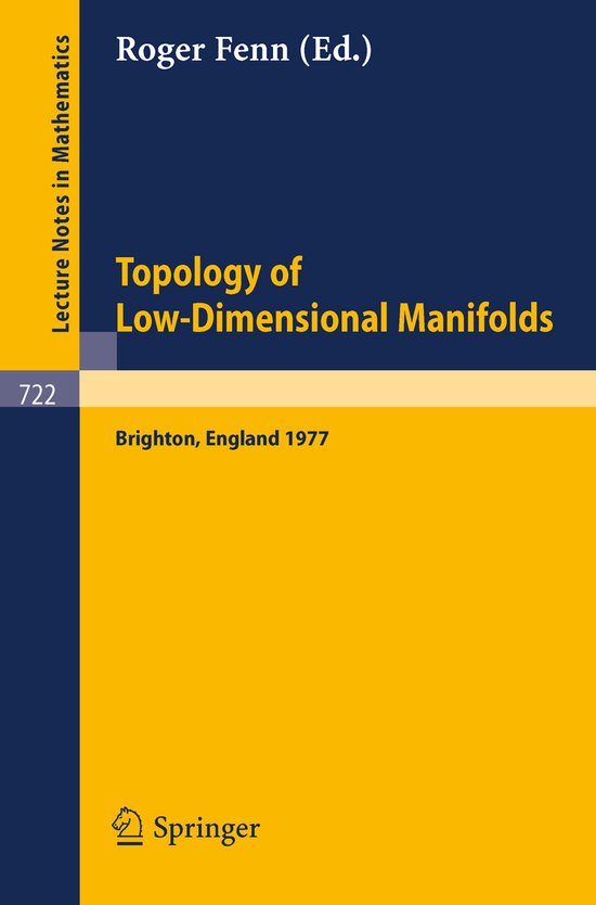 Topology of Low-Dimensional Manifolds | 9783540095064 | Boeken | bol.com