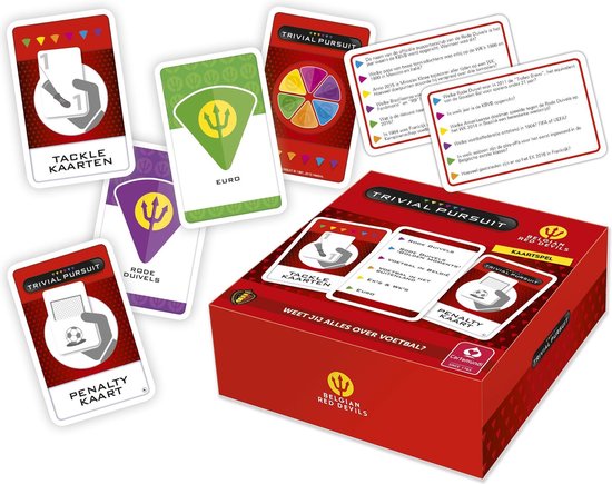 Trivial Pursuit Kaartspel - Rode Duivels / Red Devils | Games | bol