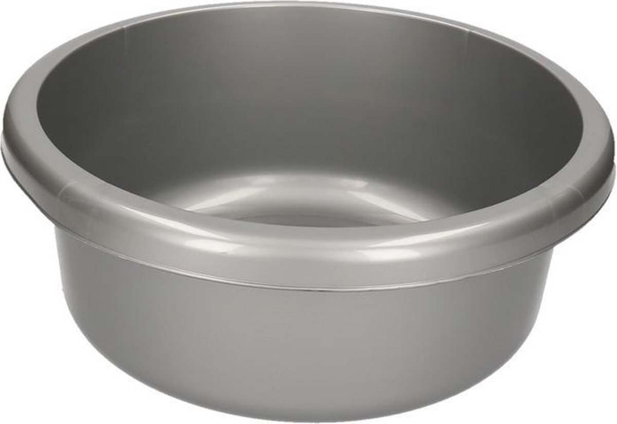 Rond afwasteiltje / afwasbak - 6,2 liter - donker grijs - Kunststof ...