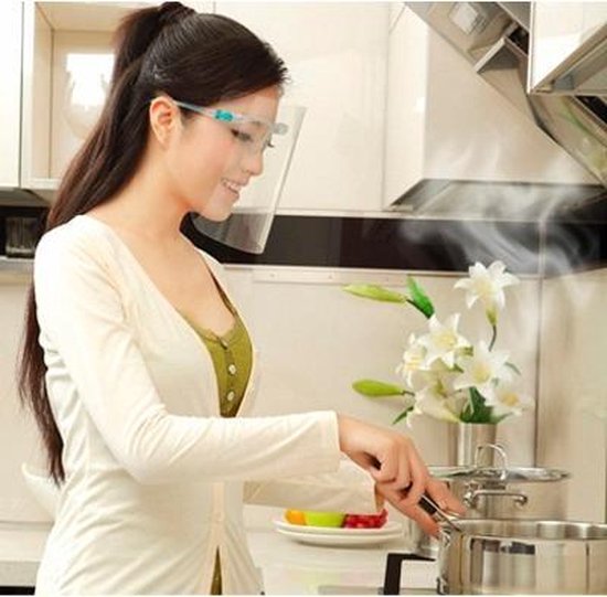 Anti-speeksel Splash Anti-spugen Anti-condens Anti-olie Transparant ...