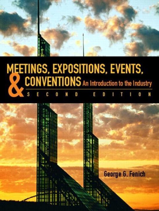 Meetings, Expositions, Events and Conventions | 9780132340571 | George ...