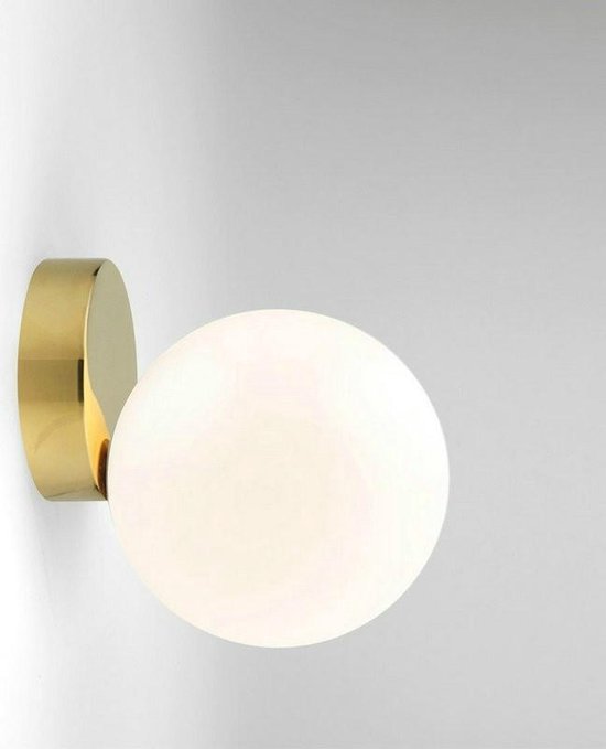 Moderne glazen bal LED muur lamp slaapkamer spiegel lichtarmaturen ...