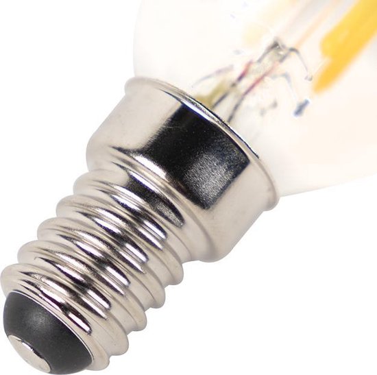 LUEDD E14 dimbare LED filament kogellamp 3W 250 lm 2700K | bol.com