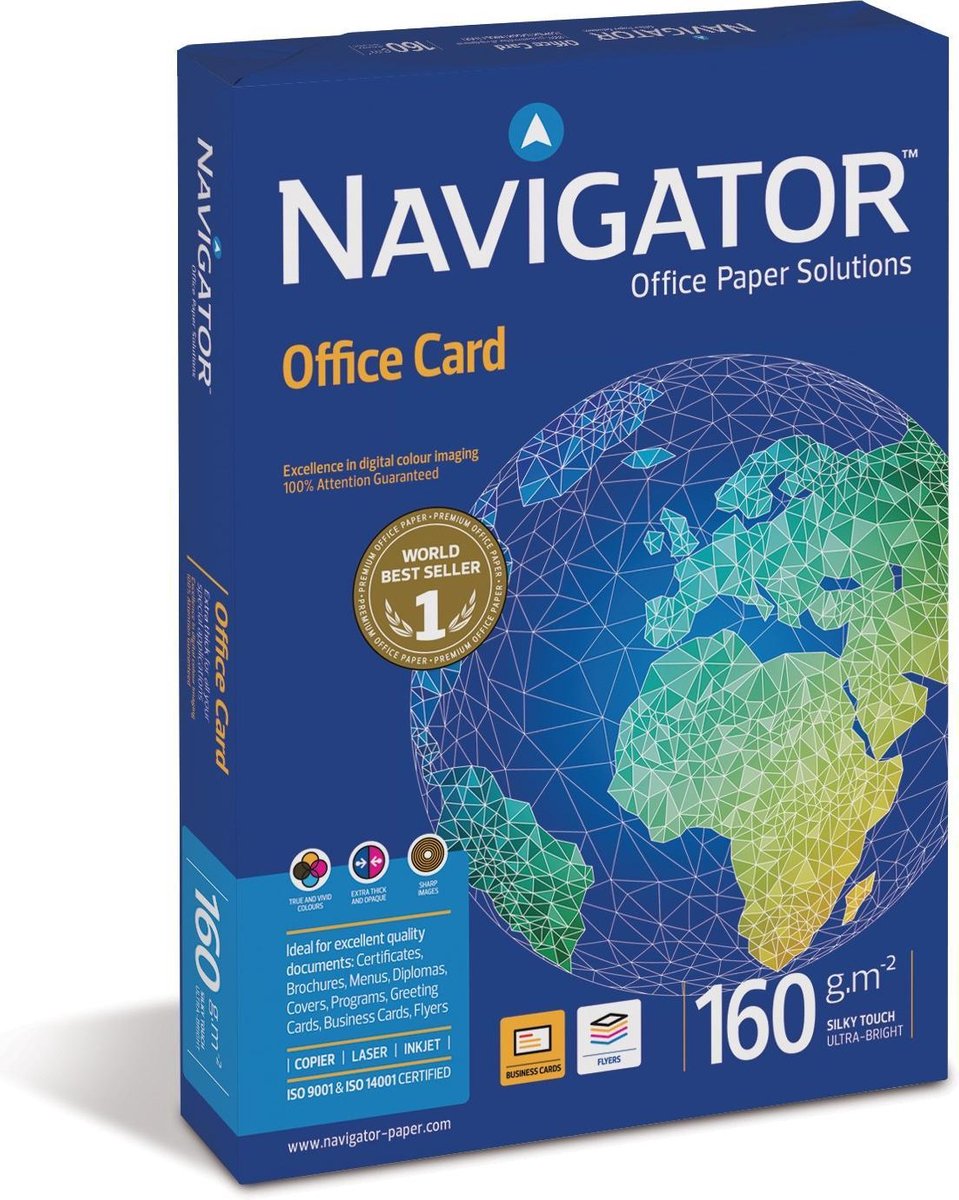 NAVIGATOR PAPIER A3 160G 250V | bol.com