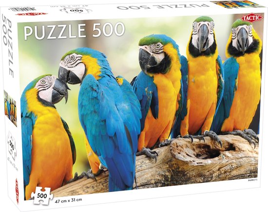 Puzzel Animal: Parrots - 500 stukjes | bol.com