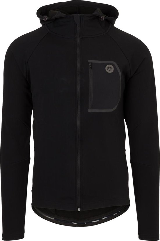 AGU Shell Hoodie MTB Heren DWR - Zwart - XXL | bol