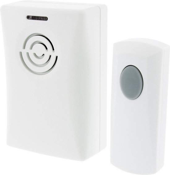 Doorman gong - type DC855 - draadloos - plug-in - met flits - 75 m ...