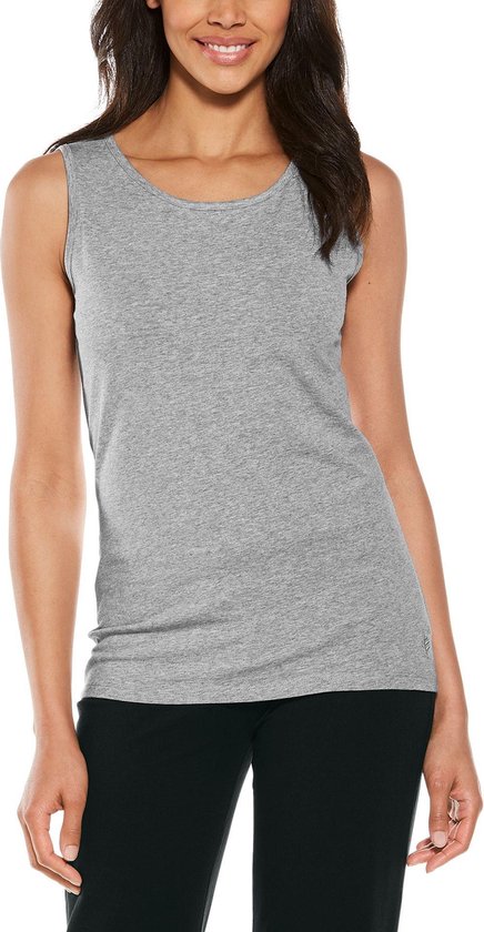 Coolibar - UV Tank Top voor dames - Morada Everyday - Grijs - maat M | bol