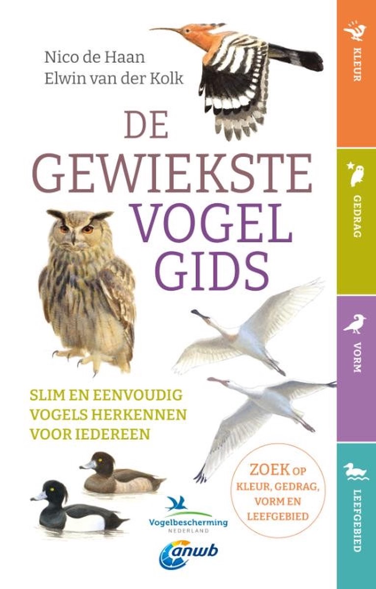 De gewiekste vogelgids | 9789021579146 | Nico de Haan | Boeken | bol