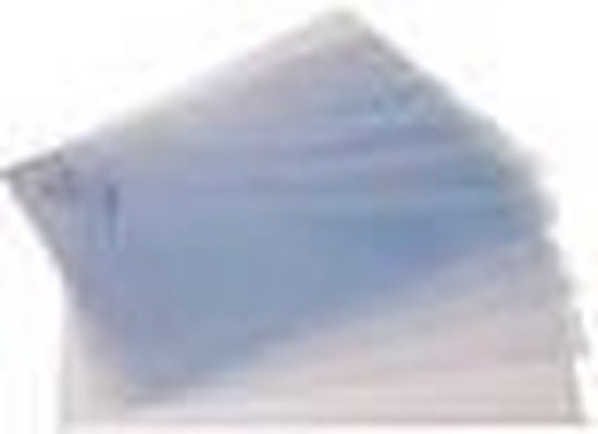 Staples Insteekmap U-model A7, 0,12 mm PP, transparant (pak 25 stuks) | bol