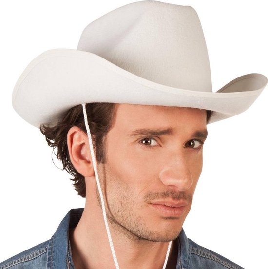 Dressing Up & Costumes | Headwear - St. Hoed Vilt Cowboy Wit | bol.com
