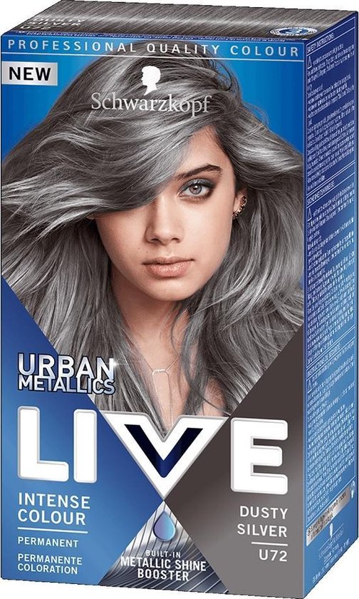 Live Urban Metallic haarverf U72 Dusty Silver | bol