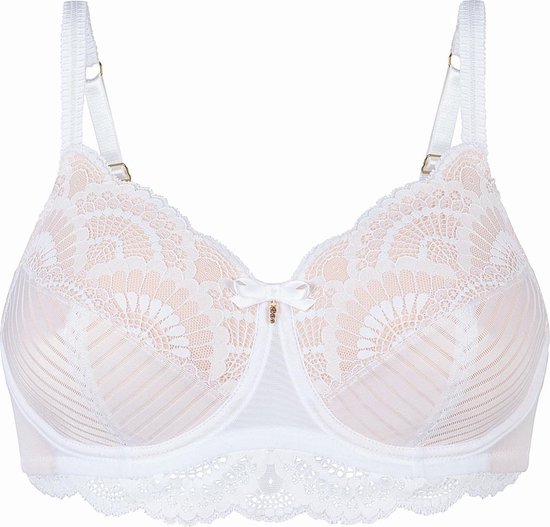 Amoena Prothese Beugel Bh Karolina WB Wit / Licht nude - maat EU 95B ...