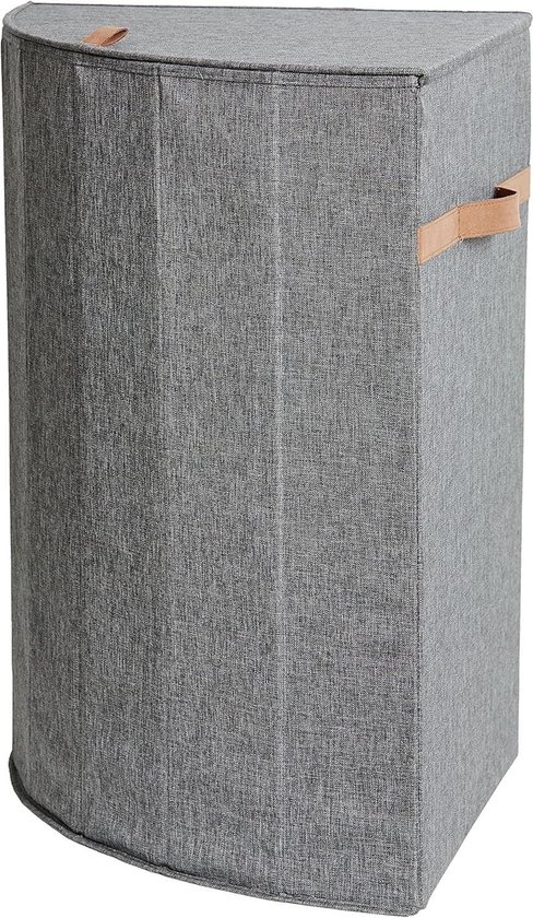 Premium inklapbare wasmand met deksel - Hoogwaardige hoekmand van stof ...