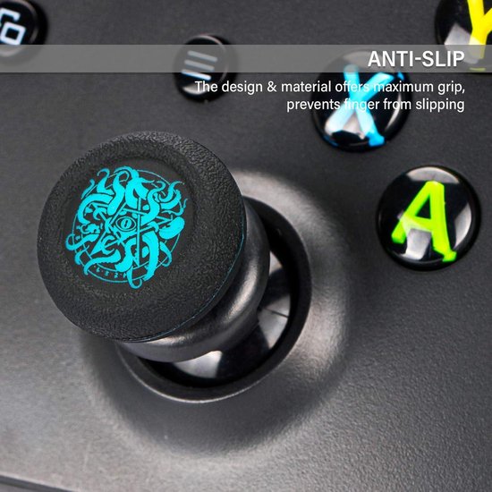 Thumbstick Extender & Printing Rubber Siliconen Grip Cover 2 Sets voor ...