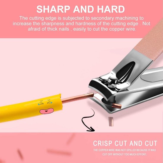 Nail Clippers Set 4 Premium Nail File Skin Remover Fingernails Foot ...