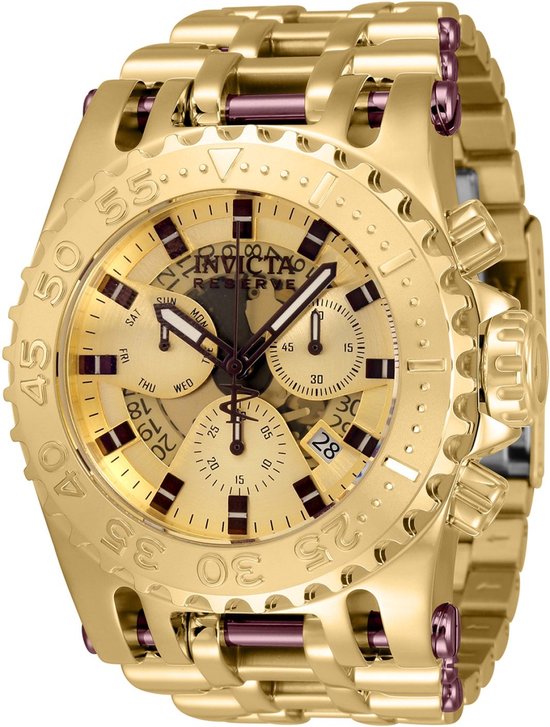 Invicta Reserve 34608 Quartz Herenhorloge - 50mm | bol