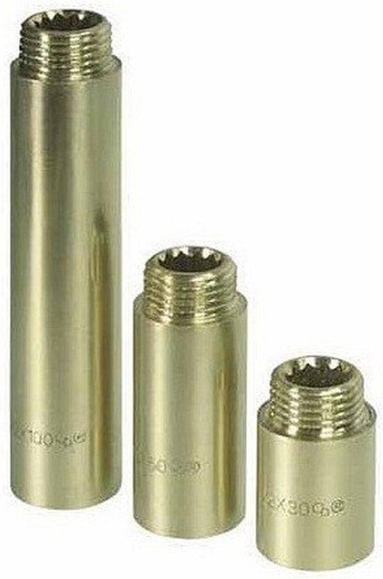 Messing verlengstuk 3/4 inch 50mm | bol