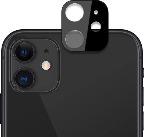 Techsuit Full Glass Camera Protector voor Apple iPhone 11 - Zwart | bol