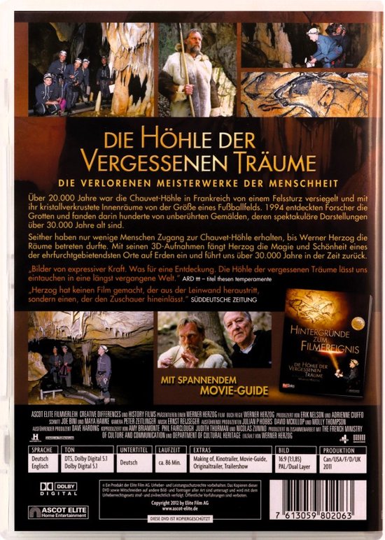 Thurman, J: Höhle der vergessenen Träume (Dvd), Julien Monney | Dvd's | bol