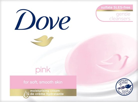 Dove Zeep Pink Zeeptablet - Hydraterend - Rozengeur - 100g | bol