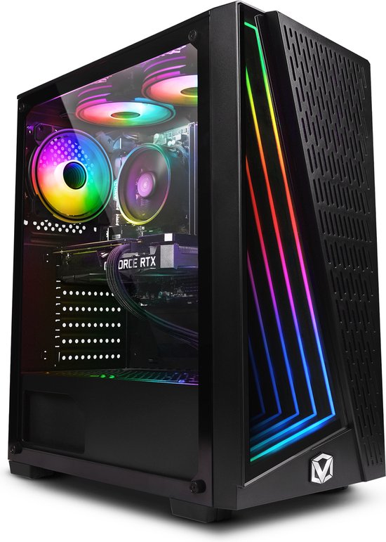 Vibox V-61 Game PC - AMD Ryzen 5 4500 Processor 4.1GHz - Nvidia GTX ...