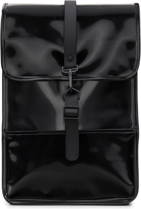 Rains Mini R13020-29 - Unisex - Rugzak - Zwart - 12 L | bol