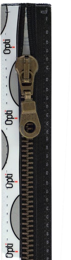 Opti 8881 M60 bronskleurige metaalrits 6mm deelbaar 75 cm zwart | bol