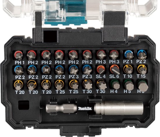 Makita E-13552 Impact Premier Slagschroefbitset 31-delig | bol