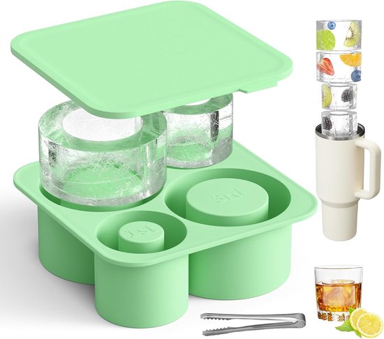 ijsblokjesbakje met deksel voor Stanley Cup 20-40oz, holle cilinder ...