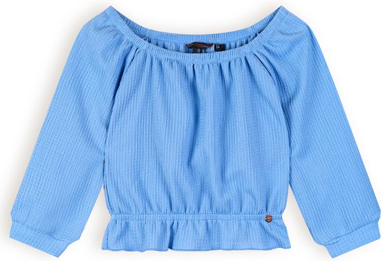 Meisjes top fancy - Knew - Parisian blauw | bol