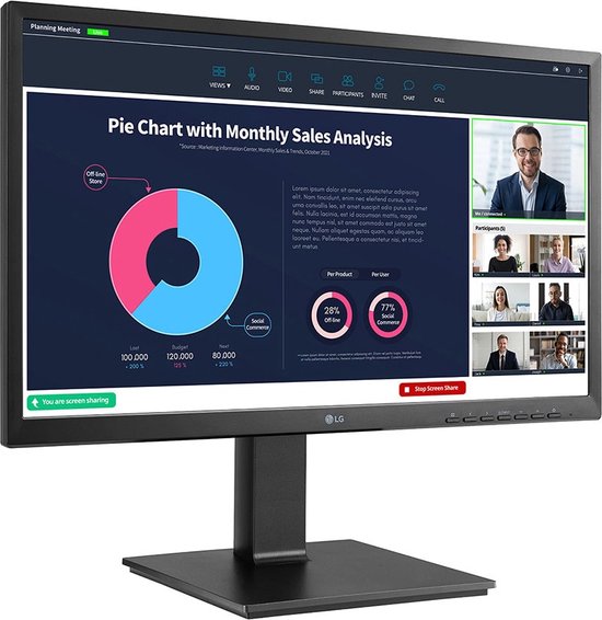 LG 24BP75CP-B - 23.8" Full HD IPS Monitor - Ingebouwde Luidsprekers ...