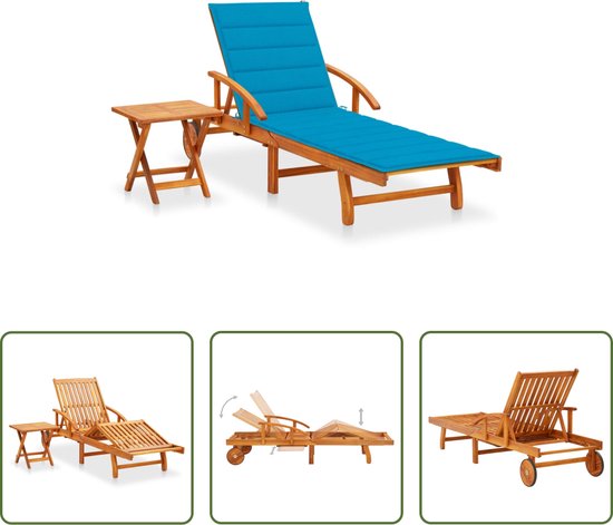 The Living Store Acacia Ligbed - Trendy massief houten ligbed ...